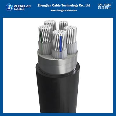 China 1KV 4x50+25mm2 STA armored aluminum cable XLPE insulated PVC sheathed IEC60502-1 for sale