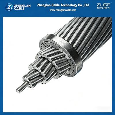 China ACSR 240/40mm2 bare aluminum conductor with steel reinforced (26/3.45+7/2.68）DIN48204 for sale