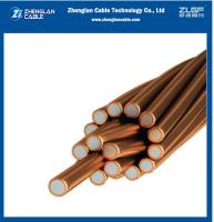 China Annealed CCS Copper Clad Steel Wire Clad 40% Conductivity 2AWG 7/2.59mm for sale