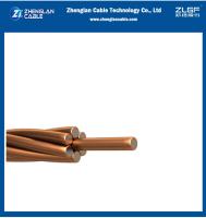 China Annealed CCS Copper Clad Steel Wire Clad 40% Conductivity 2AWG 7/2.59mm for sale