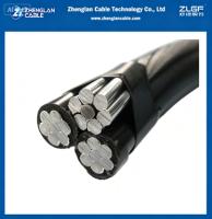 China Low Voltage ABC Cable 2x6+6awg Purpura Aluminum Conductor Triplex Overhead Service Drop Cable Wire for sale