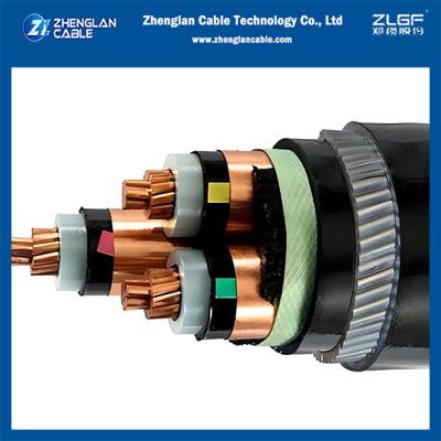 China 6.35/11kV MV XLPE Power Cable with Steel Wire Armour IEC 60502-2 Copper Medium Voltage Cable for sale