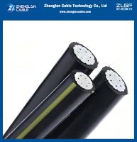 China Low Voltage 1kv CAAI Self-Supporting Overhead Distribution Cable AAC/XLPE+AAAC/XLPE 2x2/0AWG+2/0AWG for sale