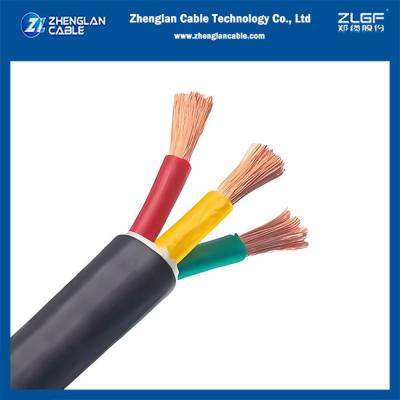 China H05VV-F (NYMHY) 300/500V 3x2.5mm2 Class 5 Flexible PVC Cord for FR ES PT Household Appliance Power Lead EN 50525-2-11 for sale