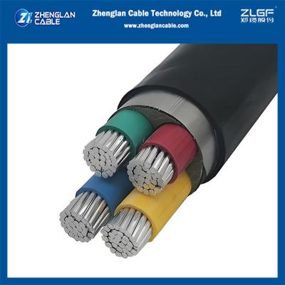China CABO BT 0.6/1kV LVAV 4x150mm2 Aluminium PVC Insulated PVC Sheathed Steel Tape Armoured Underground Cable IEC60502-1 for sale