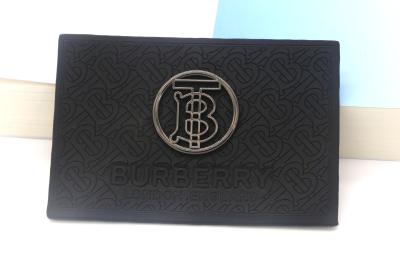 China Laser Engraved Leather Patches For Clothes With Iron Hat Metal Material for sale