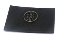 China Laser Engraved Leather Patches For Clothes With Iron Hat Metal Material for sale