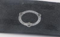 China Laser Engraved Leather Patches For Clothes With Iron Hat Metal Material for sale