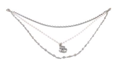 China Fashion Faux Pearl Necklace , pendant gold necklace for Girl OEM ODM for sale