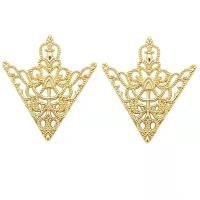 China Crown Suit Collar Pin , Collar Clips For Men'S Shirts Hollowed Out Pattern OEM ODM for sale