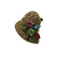 China Cute Hat Shape Fashion Brooch Pin Vintage Gold For Women 2.5cm×3.5cm for sale