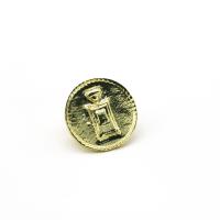 China 3D Solid Gold Mens Diamond Cufflinks For Shirt 1.7cm Size OEM for sale