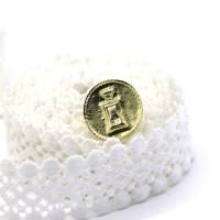 China 3D Solid Gold Mens Diamond Cufflinks For Shirt 1.7cm Size OEM for sale
