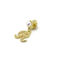 China Alloy Collar Lapel Pin Claw Inlaid Pearl Gold Silver Color OEM for sale