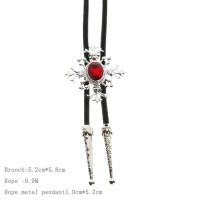 China Red Diamond Collar Lapel Pin For Shirt Collar 5.2cm×5.8cm Size for sale