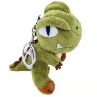 China Dinosaur Doll Key Chain Plush Material With Cotton Green 10cm for sale