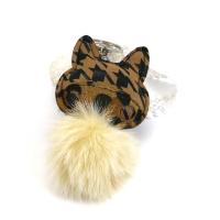 China PVC Doll Key Chain Sewing Cat Head With Cotton 15cm Size For Clothing for sale