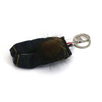 China Denim Cloth Doll Key Chain Embroidery Sewing Cotton Jeans Shape OEM ODM for sale