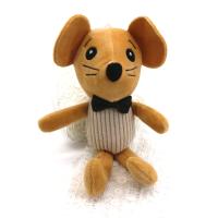 China Compact Fleece Key Chain Cute Doll Samll Mouse Filled Cotton 3 Dimensional ODM for sale