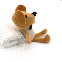 China Compact Fleece Key Chain Cute Doll Samll Mouse Filled Cotton 3 Dimensional ODM for sale