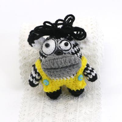 China Needle Hook Knitting Doll Key Chain Big Lips Colored Handmade 8cm Size ODM for sale