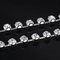 China Crystal Diamond Rhinestone Chain Necklace Trimming Claw Copper Material for sale