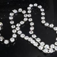 China Crystal Diamond Rhinestone Chain Necklace Trimming Claw Copper Material for sale