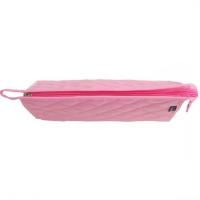 China Diamond Stitch Pattern Zipper Cosmetic Bag For Travel 19cm×12cm×6cm for sale