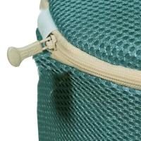 China Green Mesh Laundry Bag Double Layer Nylon Fabric Material OEM for sale