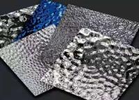 China 316L PVD Color Mirror Water Ripple Stamped Stainless Steel Sheet 0.3-3.0mm for sale