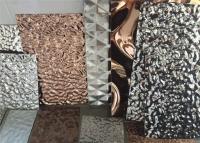 China 316L PVD Color Mirror Water Ripple Stamped Stainless Steel Sheet 0.3-3.0mm for sale