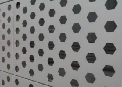 China Punching Aluminium Perforated Sheet , 7075 Hexagonal Perforated Aluminum Sheet for sale