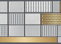 China 6063 Aluminum Perforated Sheet 0.3-18mm for Facade Cladding Anti Abrasion for sale