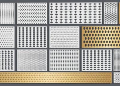 China 6063 Aluminum Perforated Sheet 0.3-18mm for Facade Cladding Anti Abrasion for sale
