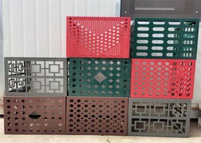China 5052 Antirust Perforated Corrugated Aluminum Panels Sheet For Building Wall for sale
