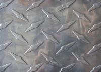 China H112 Embossed Aluminum Checkered Plate , Polished Aluminum Pattern Sheet for sale