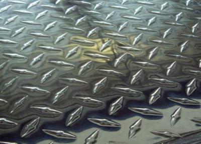 China H112 Embossed Aluminum Checkered Plate , Polished Aluminum Pattern Sheet for sale