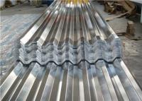 China Antiwear Corrugated Aluminum Decorative Sheet Width 500-2800mm for sale