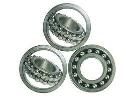 China 127 Steel And Brass Self Aligning Ball Bearings (7*22*7mm) with Gcr15 Material for sale