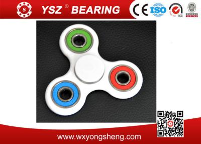 China Hybrid Premium Ceramic Tri Spinner Fidget Toy , Stress Reduce Spinner Toy  8*22*7mm for sale