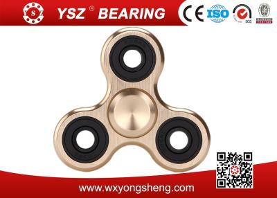 China Colorful Plastic / Hybrid Premium Ceramic Tri Spinner Fidget Toy / Portable  EDC Finger Toy for sale