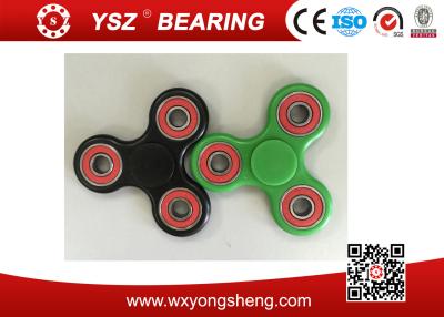 China Stainless Steel Bearing Tri-Spinner Finger Spinner Fidget Toys For Anxiety for sale