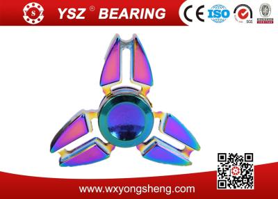 China Rainbow Hand Spinner Fidget Toy For Finger Tip Stress Relief , Portable Decompression for sale