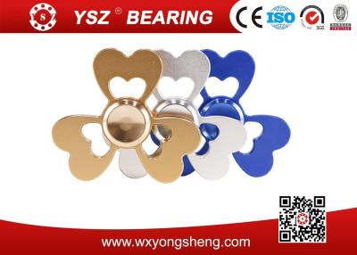 China Metal type Clover Hand Spinner Fidget Toy With Deep Groove Ball Bearing R188 for sale
