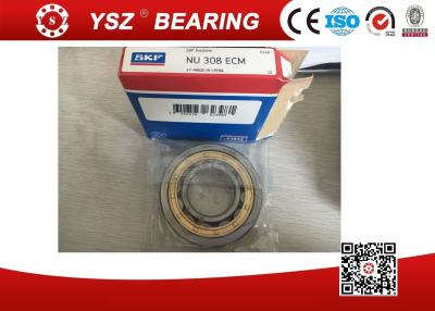 China SKF NU 308 ECM Cylindrical Roller Bearings Rolling Mill Roller Brass Cage Bearing for sale