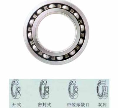 China Stamping Steel Excavator 6014 Deep Groove Ball Bearings Durable With Single Row for sale