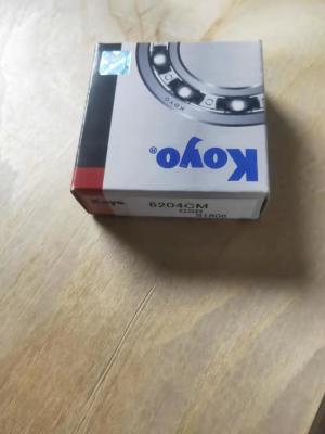 China KOYO Single Row 6204CM ISO Deep Groove Ball Bearings for sale