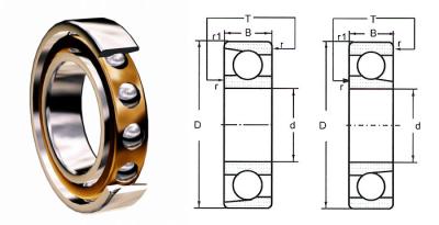 China 7007, 7008 Radial Load Single Row Angular Contact Ball Bearing For Gas Turbines for sale