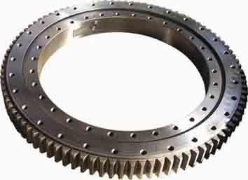 China Single Row Slewing Ring Bearings Four Point Contact Ball For Engineering Crane for sale
