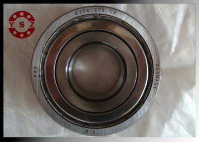 China Double Sheilded P5 Deep Groove Ball Bearings Types 6306 With C3 Clearance for sale